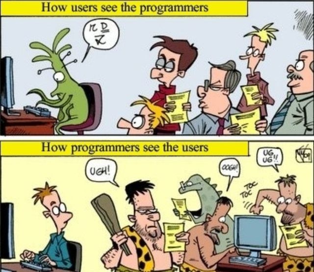 F41l Visão Usuário Vs Programador